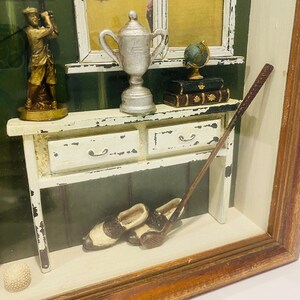 3D Golf Shadow Box Wall Hanging 13.5”-11.5” - Etsy
