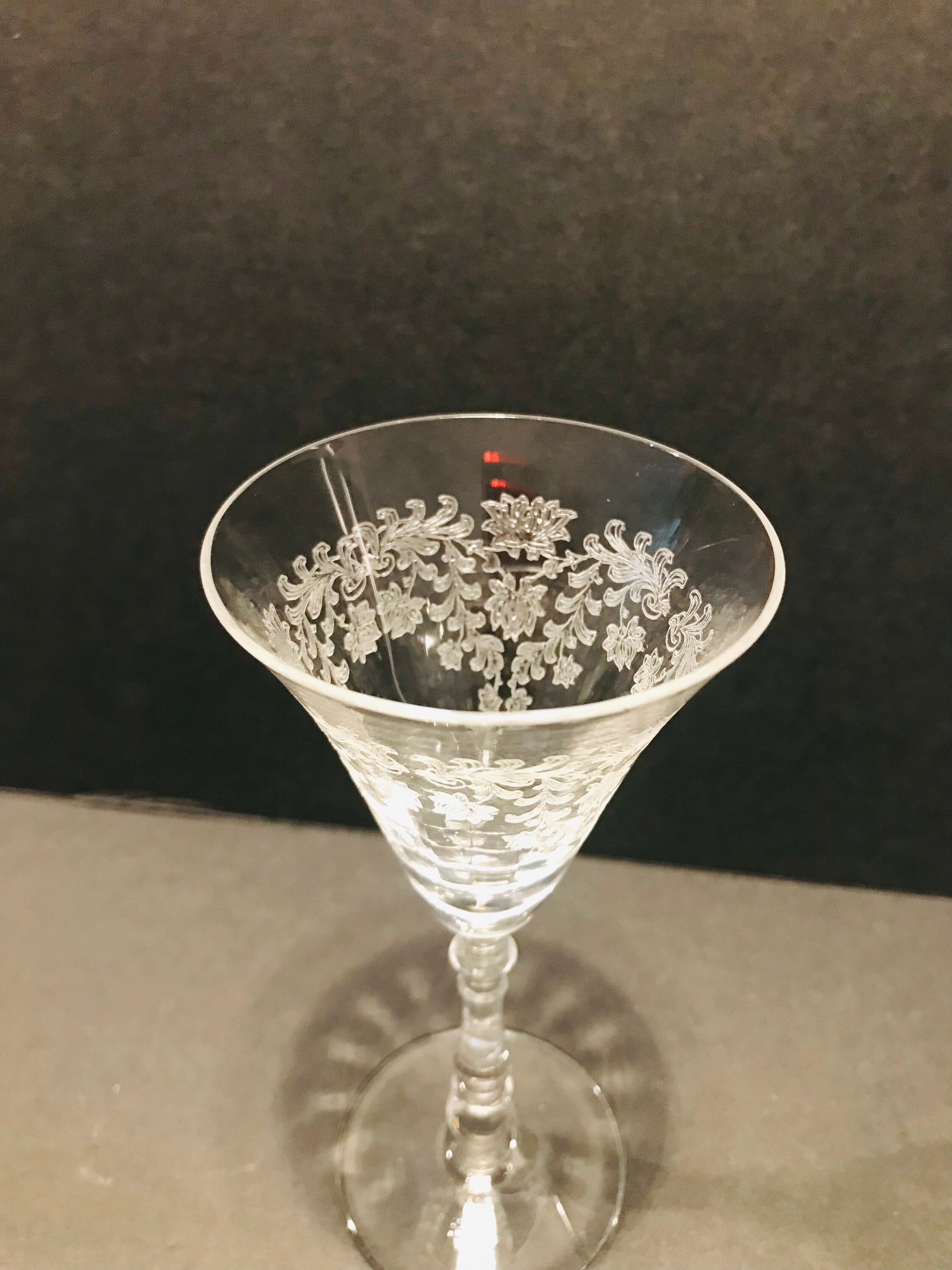 Vintage Mid-century Bryce Fernleaf Crystal Liquor Glass 5.5 - Etsy