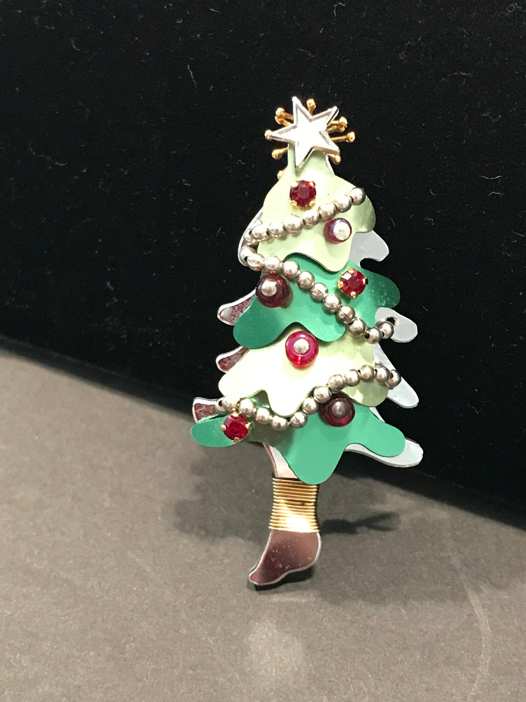 Rare LIZTECH Atomic Christmas Tree Designer Signed Sputnik - Etsy