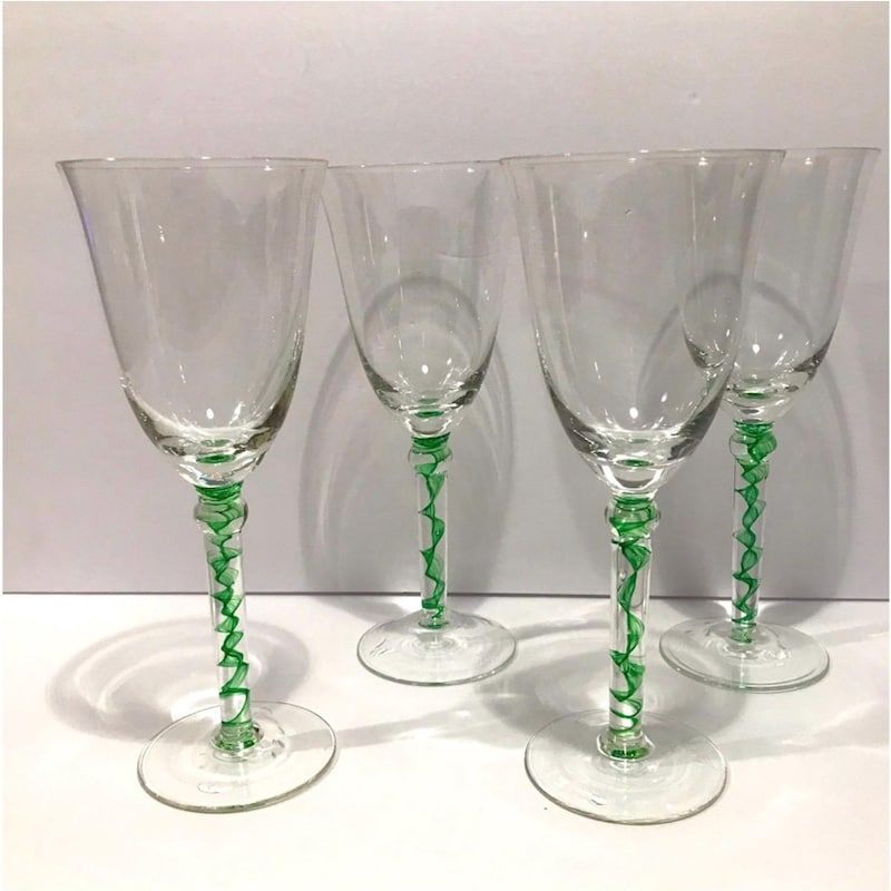 Pier 1 Swirl Glasses - Etsy
