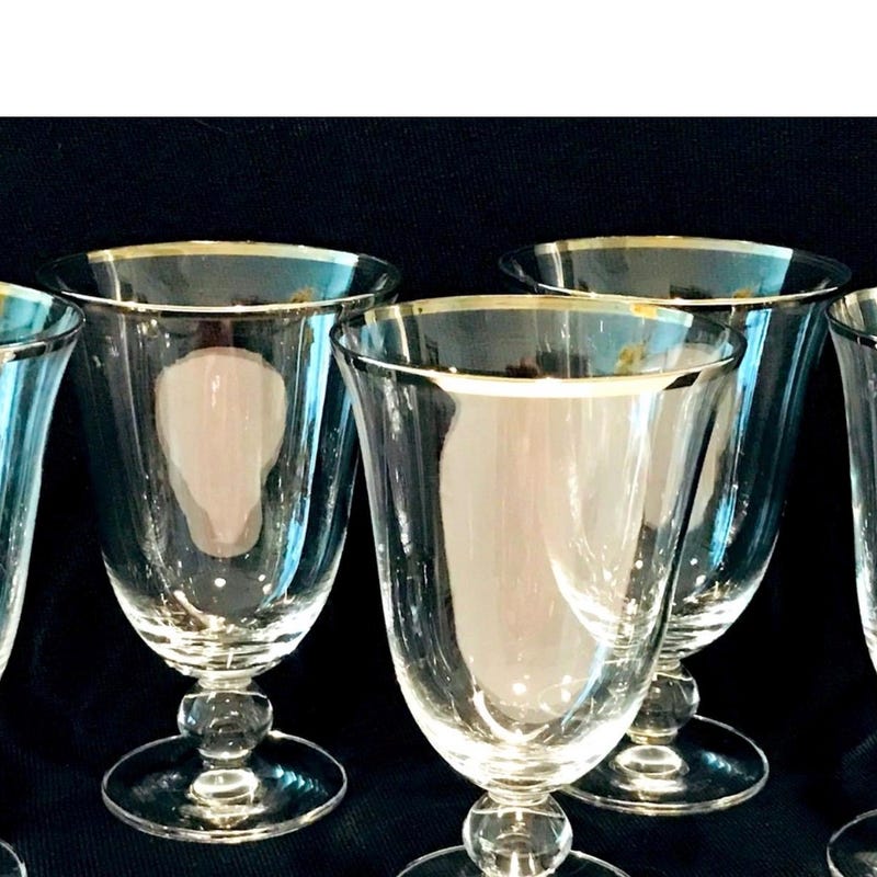 Water Goblets - Etsy