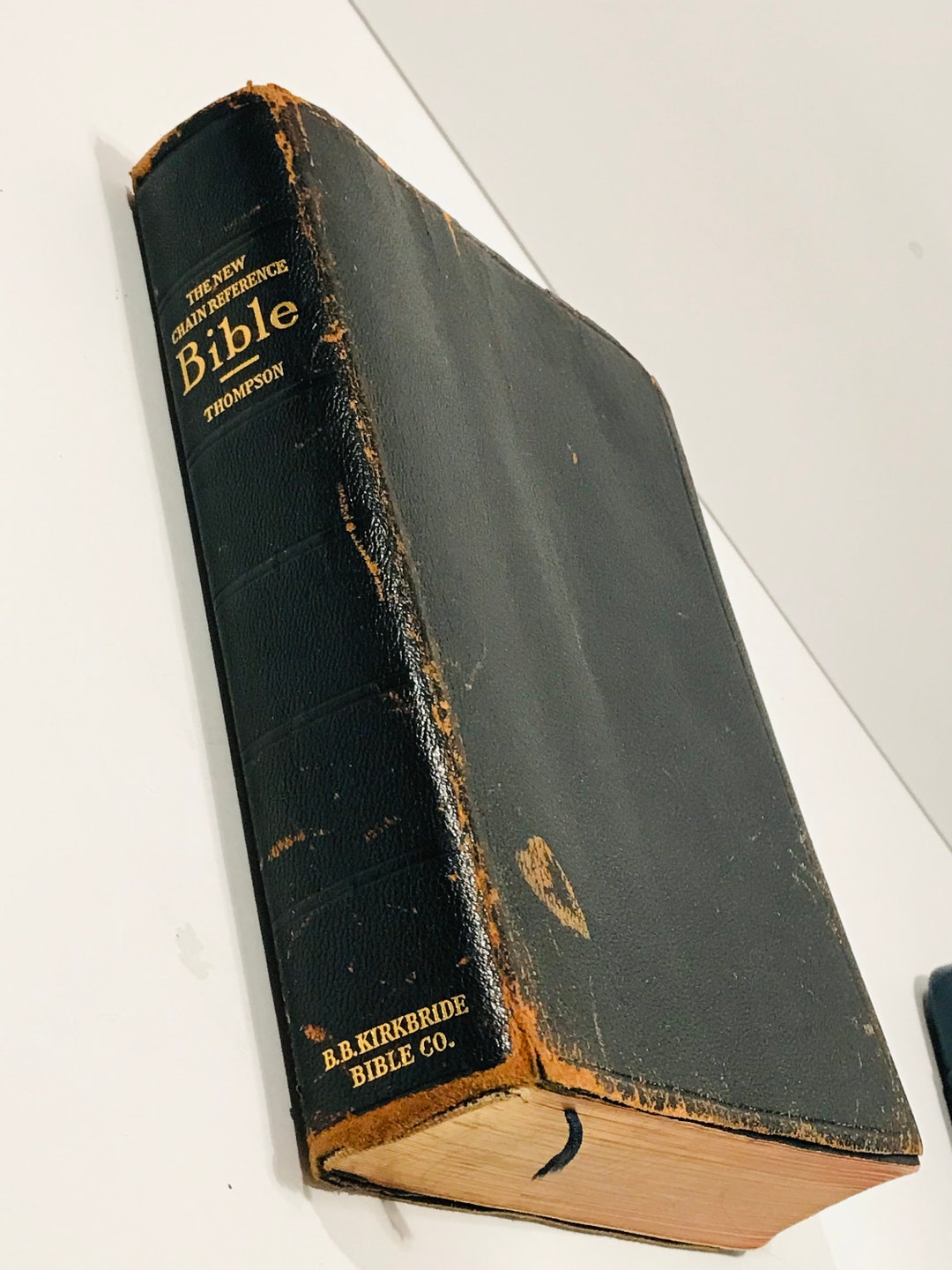 Vintage Thompson Chain Reference Bible 3rd Edition Copyright 1934 in ...