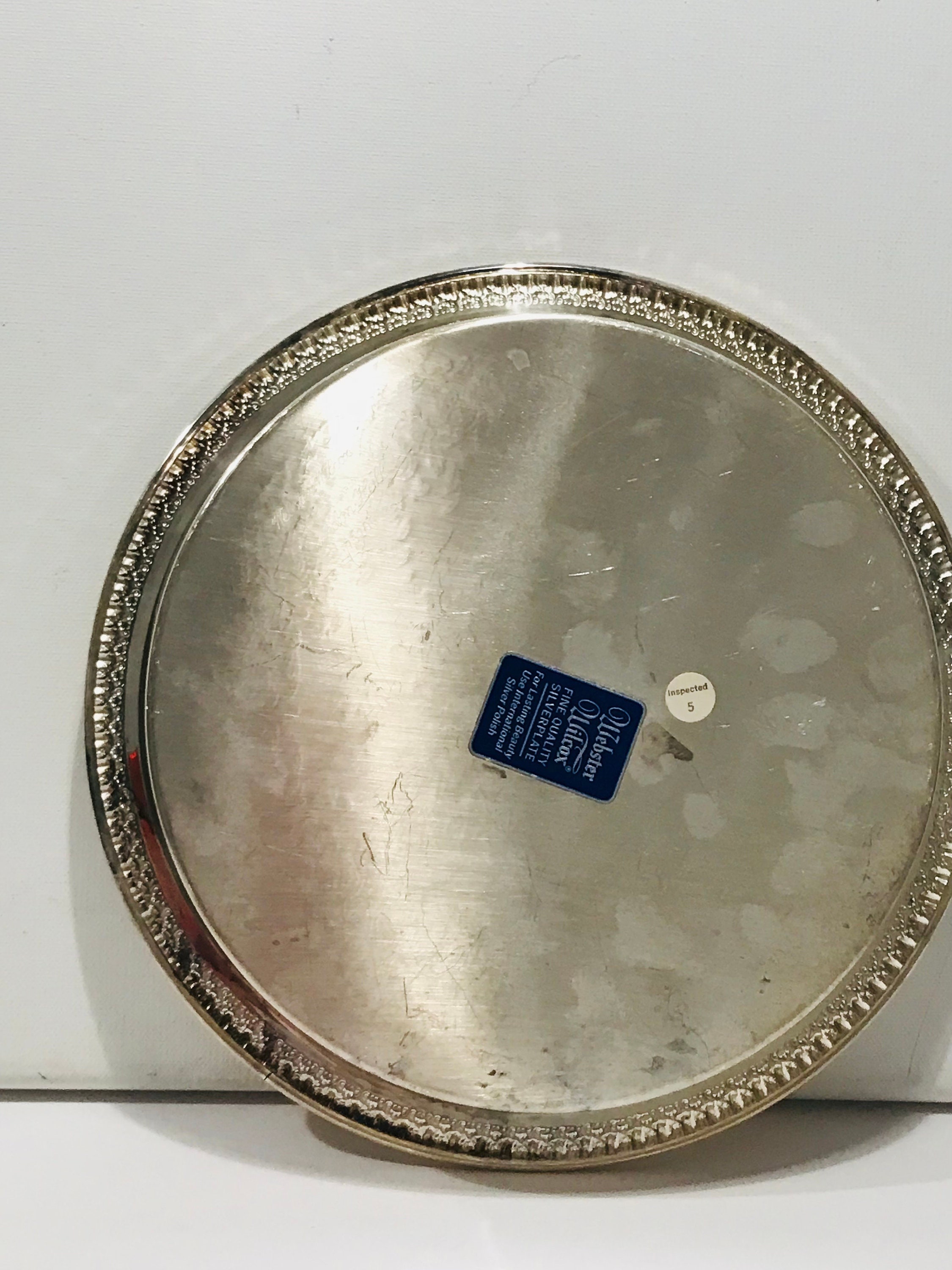 Vintage Webster Wilcox International Silver Co. Silver Plated Brandon ...