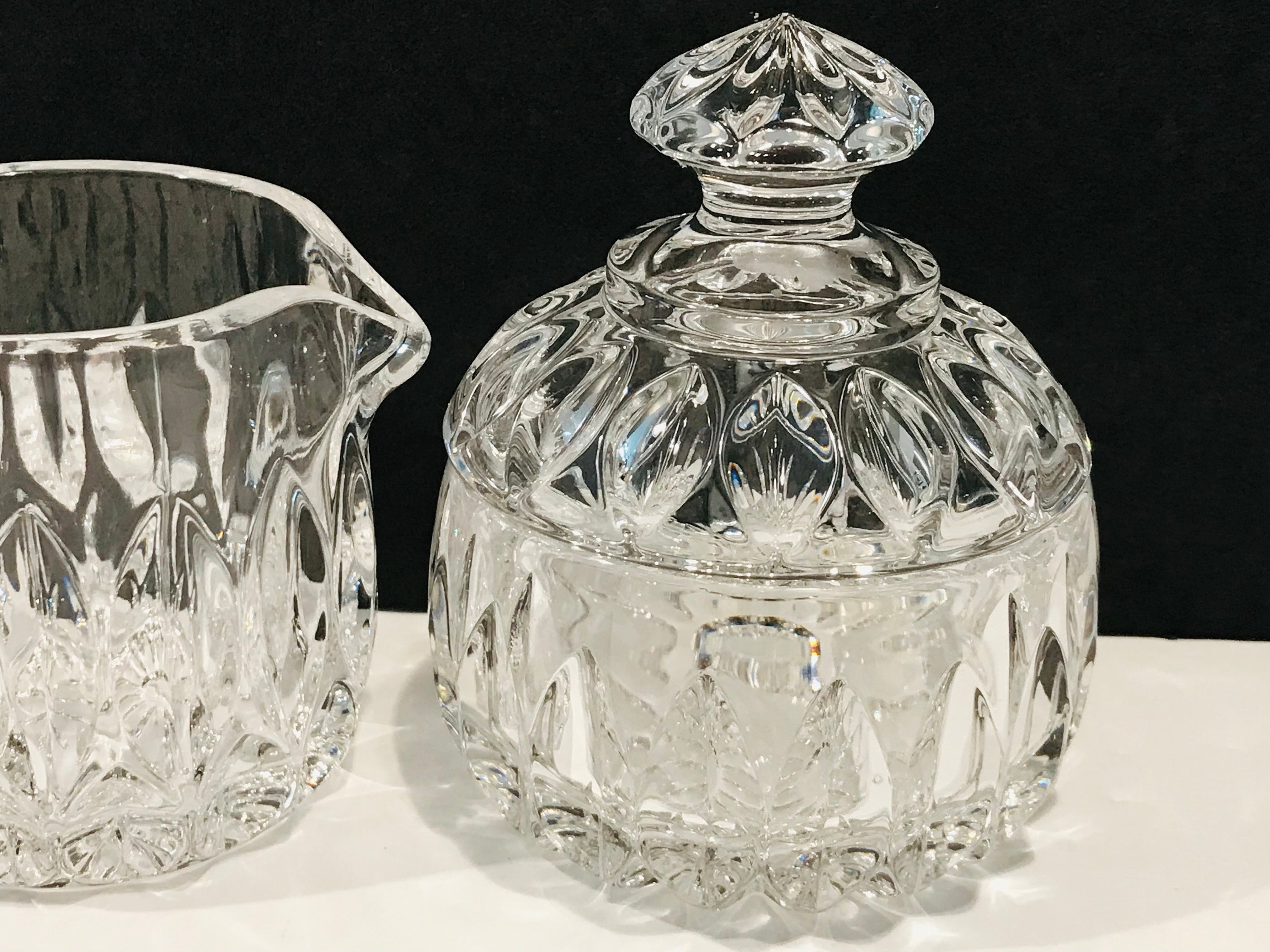 Antique Gorham Althea Full Lead Crystal Covered Sugar Bowl & - Etsy