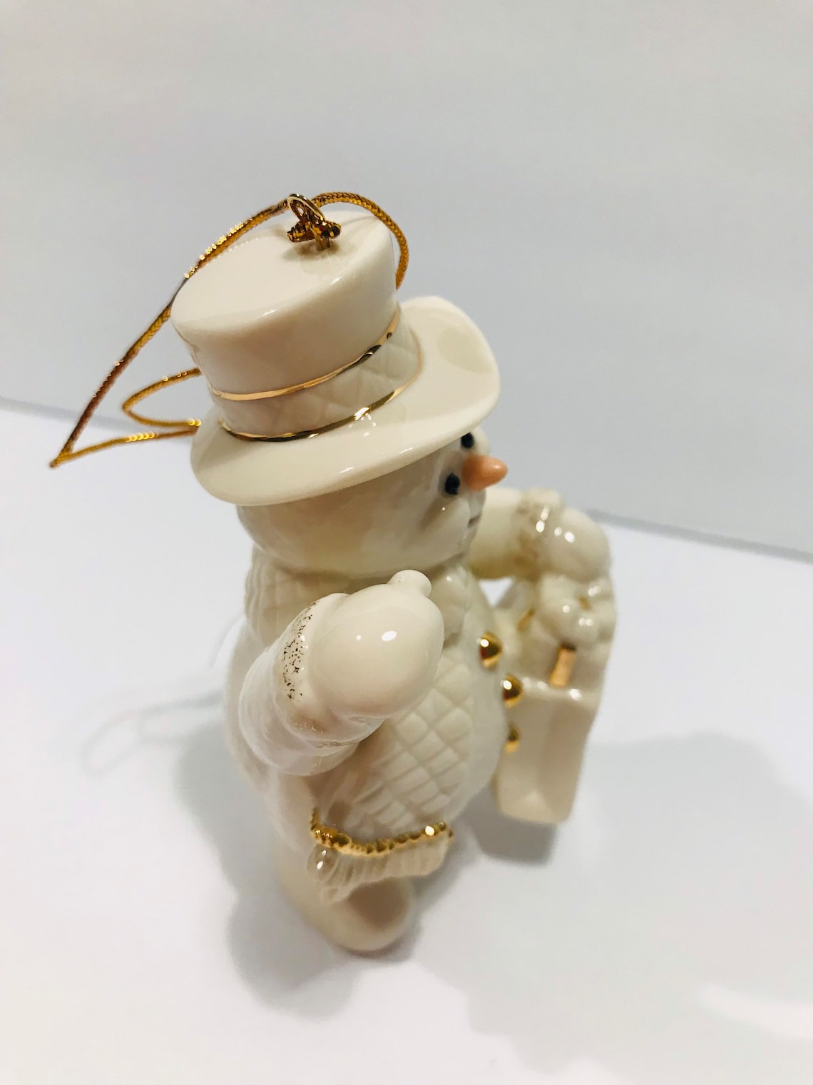 Vintage Lenox Treasure Handcrafted of Ivory China Personalized Snowman ...