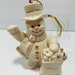 Vintage Lenox Treasure Handcrafted of Ivory China Personalized Snowman ...