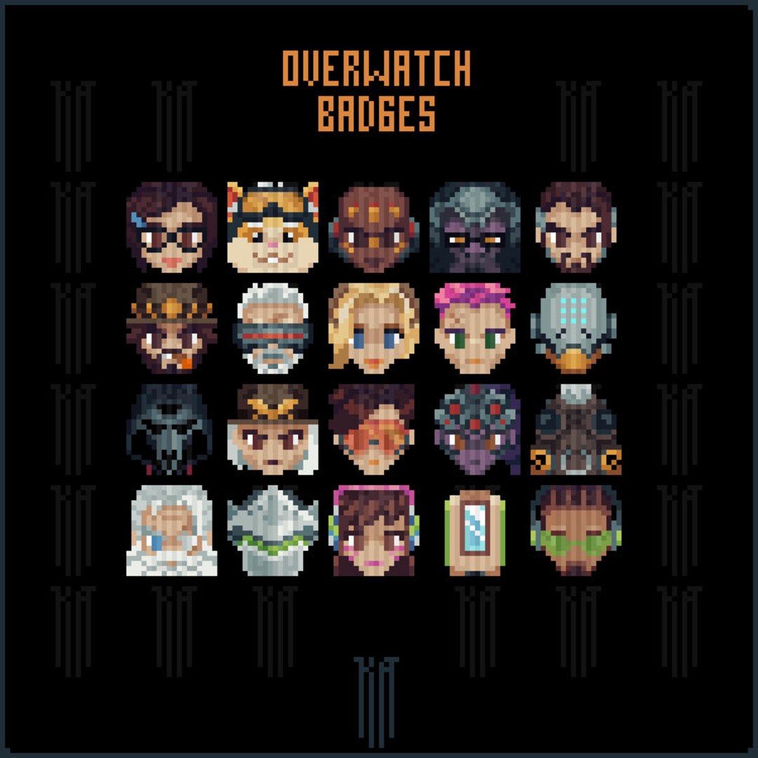 P2U Overwatch Badges / Twitch & Discord - Etsy