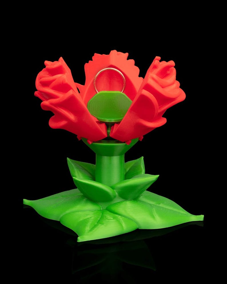 Sweet Rose - Container & Ring Box - Etsy
