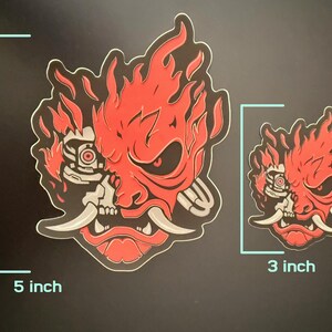 Samurai - Cyberpunk 2077 Vinyl Sticker [two Size Options - 3 Inch and 5 ...