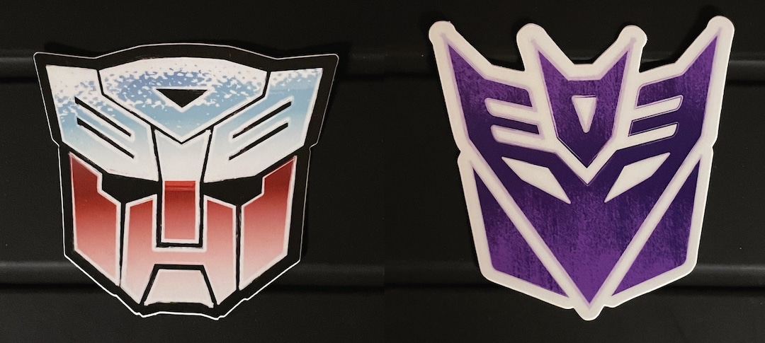 Transformers: Autobot & Decepticon Vinyl Stickers - Etsy