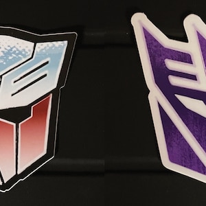 Transformers: Autobot & Decepticon Vinyl Stickers - Etsy