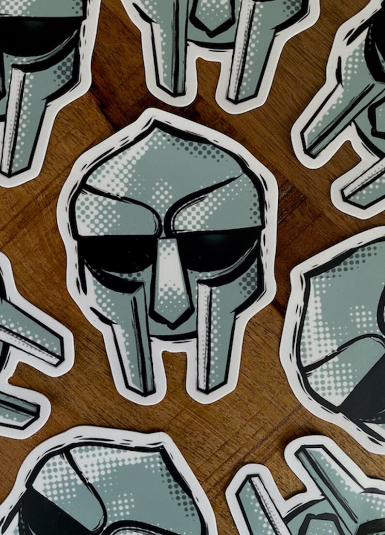 MF DOOM Vinyl Sticker - Etsy