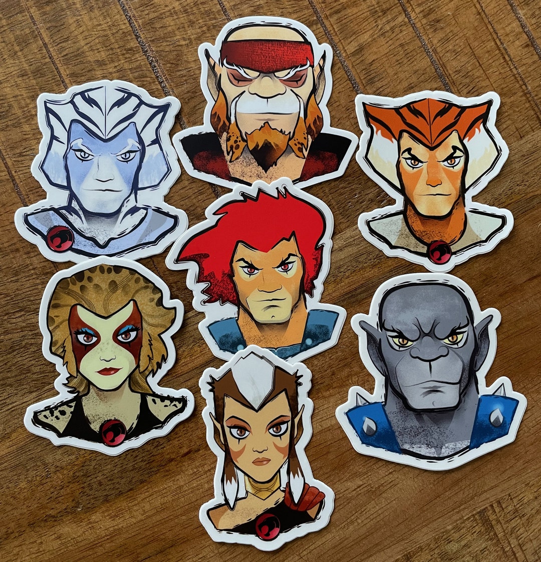 Thundercats Vinyl Stickers - Etsy