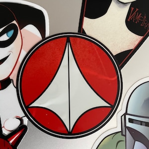 Robotech UN Spacy Emblem (distressed Look) Vinyl Sticker [two Size ...