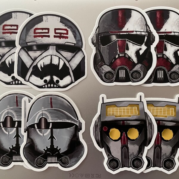 Bad Batch Vinyl Stickers - Etsy