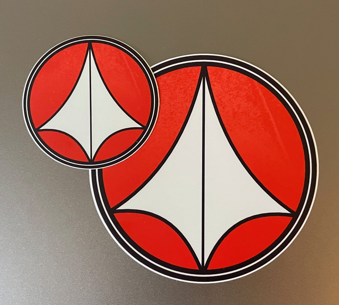 Robotech UN Spacy Emblem (DISTRESSED LOOK) Circle Vinyl Stickers [two ...
