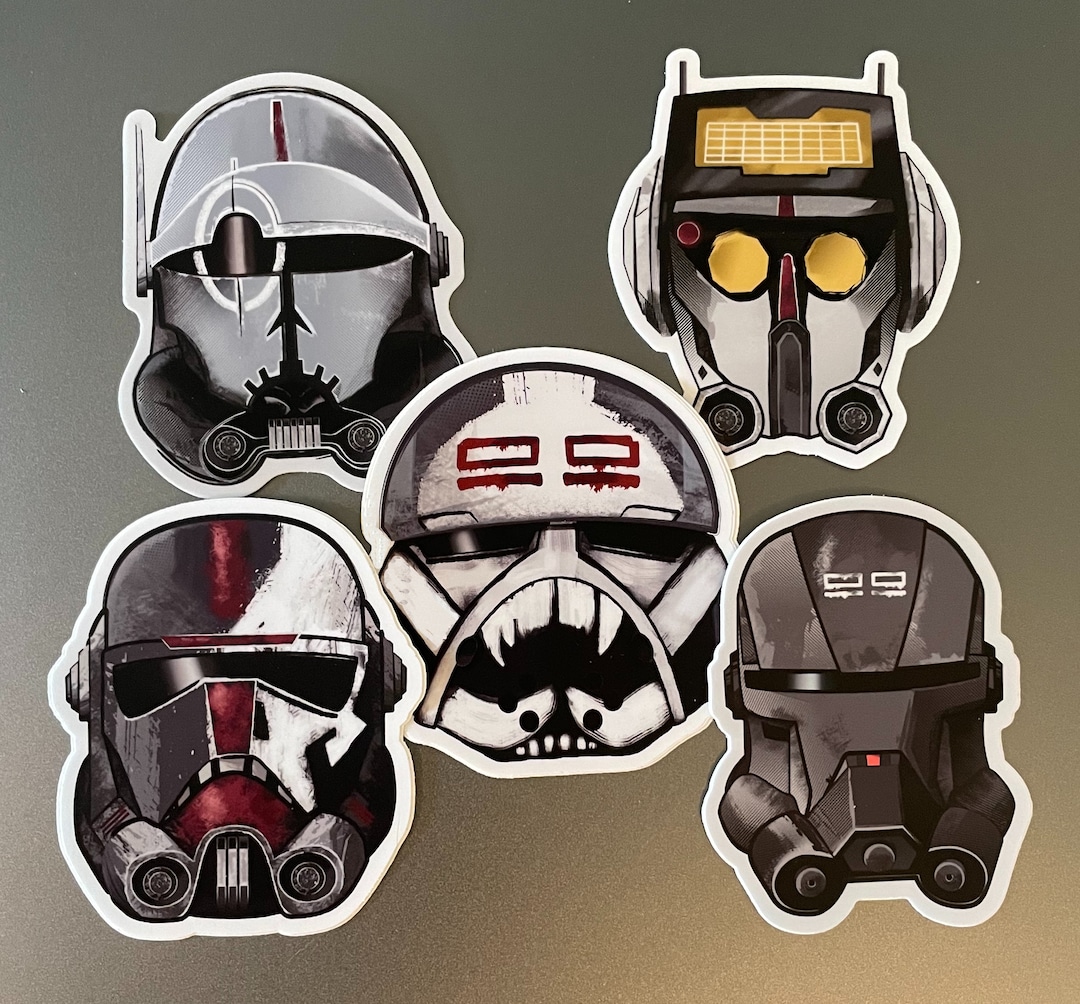 Bad Batch Hunter, Wrecker, Echo, Crosshair, Tech [3 Inch Vinyl ...