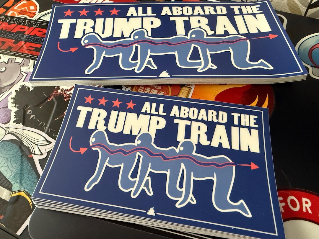 Trump Train Human Centipede Vinyl Sticker [5 Inch] - Etsy