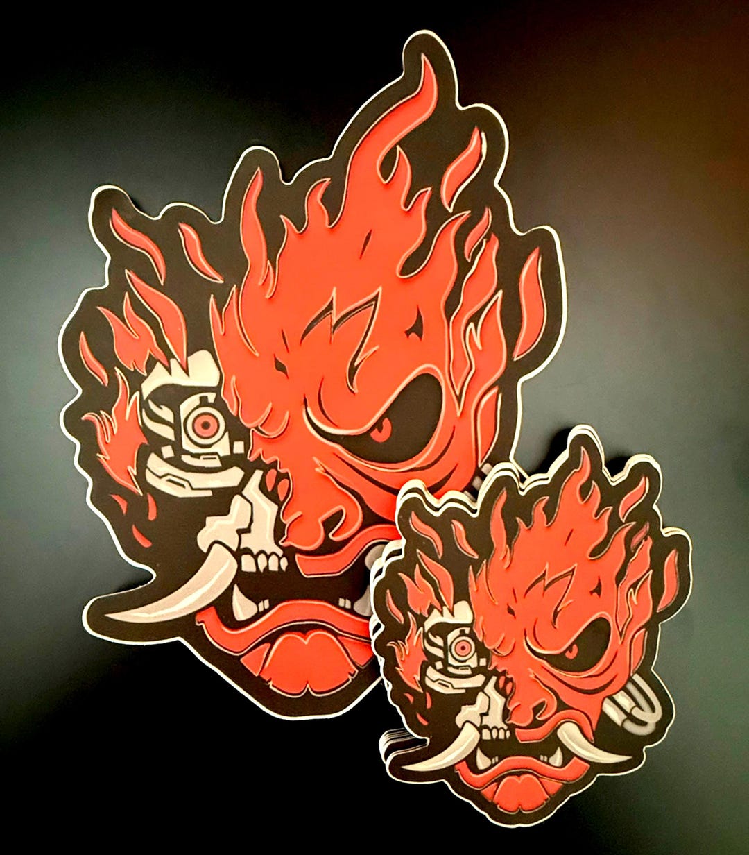 Samurai - Cyberpunk 2077 Vinyl Sticker [two Size Options - 3 Inch and 5 ...