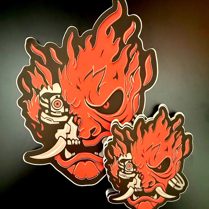 Cyberpunk Anime Sticker - Etsy