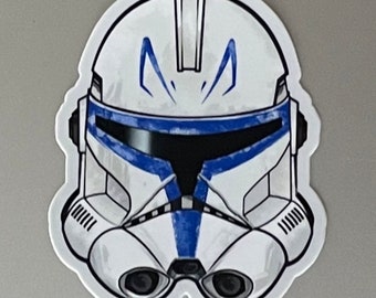Wolf Pack Vinyl Decal Sticker Clone Trooper Commander Wolffe 104th ...