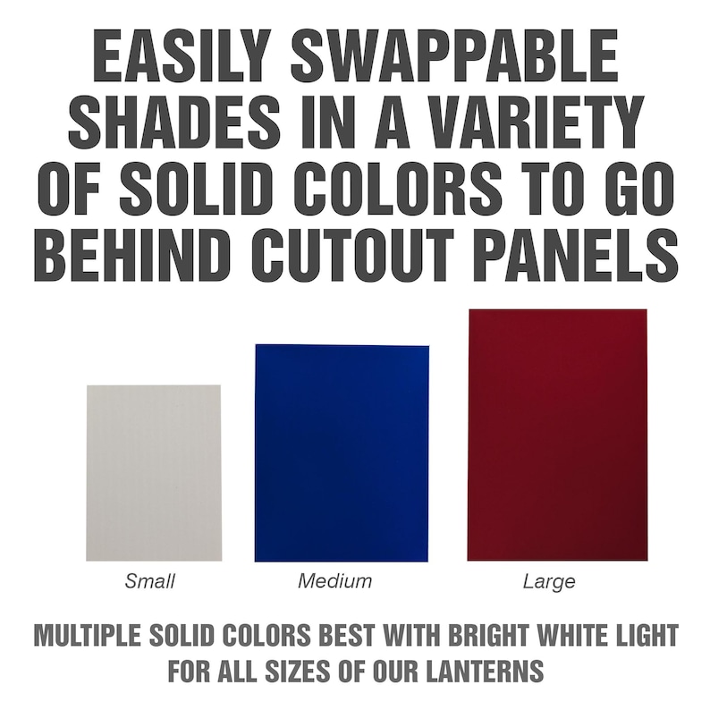 Solid Color Lantern Shades - Etsy