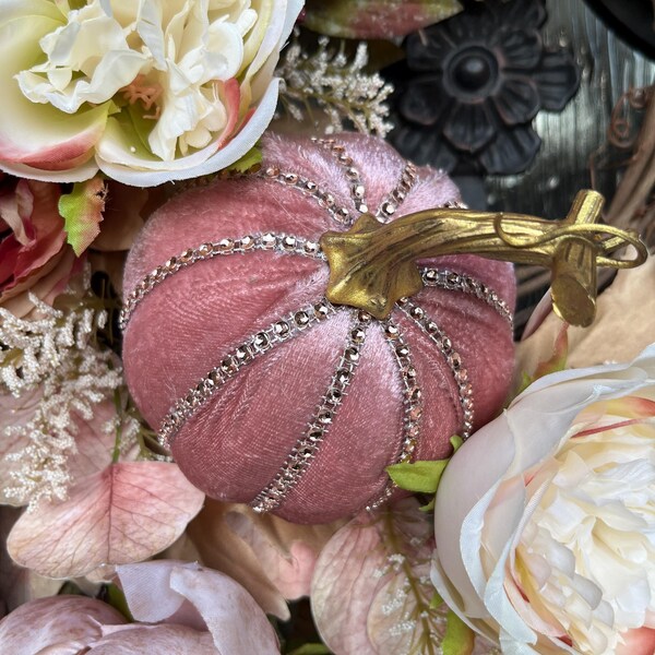 Pink Fall Wreath - Etsy