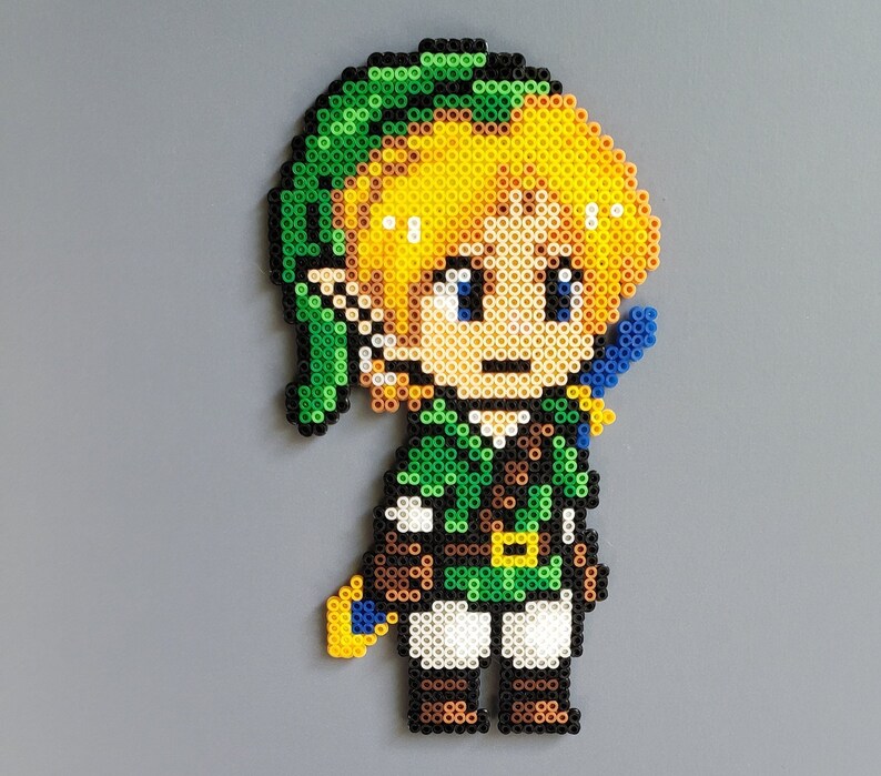 Link - Legend of Zelda Sprite Mini Perler Beads - Etsy