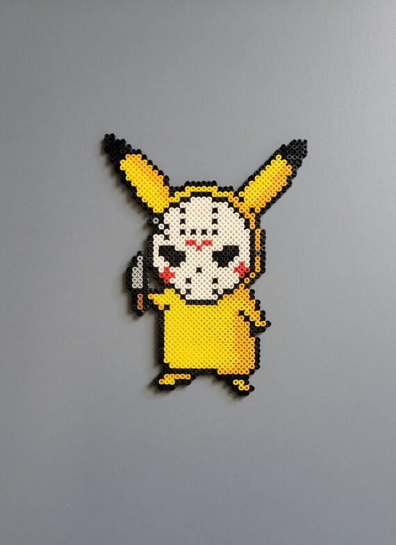 Jason Mask Pikachu Halloween Pokemon Mini Perler Beads - Etsy