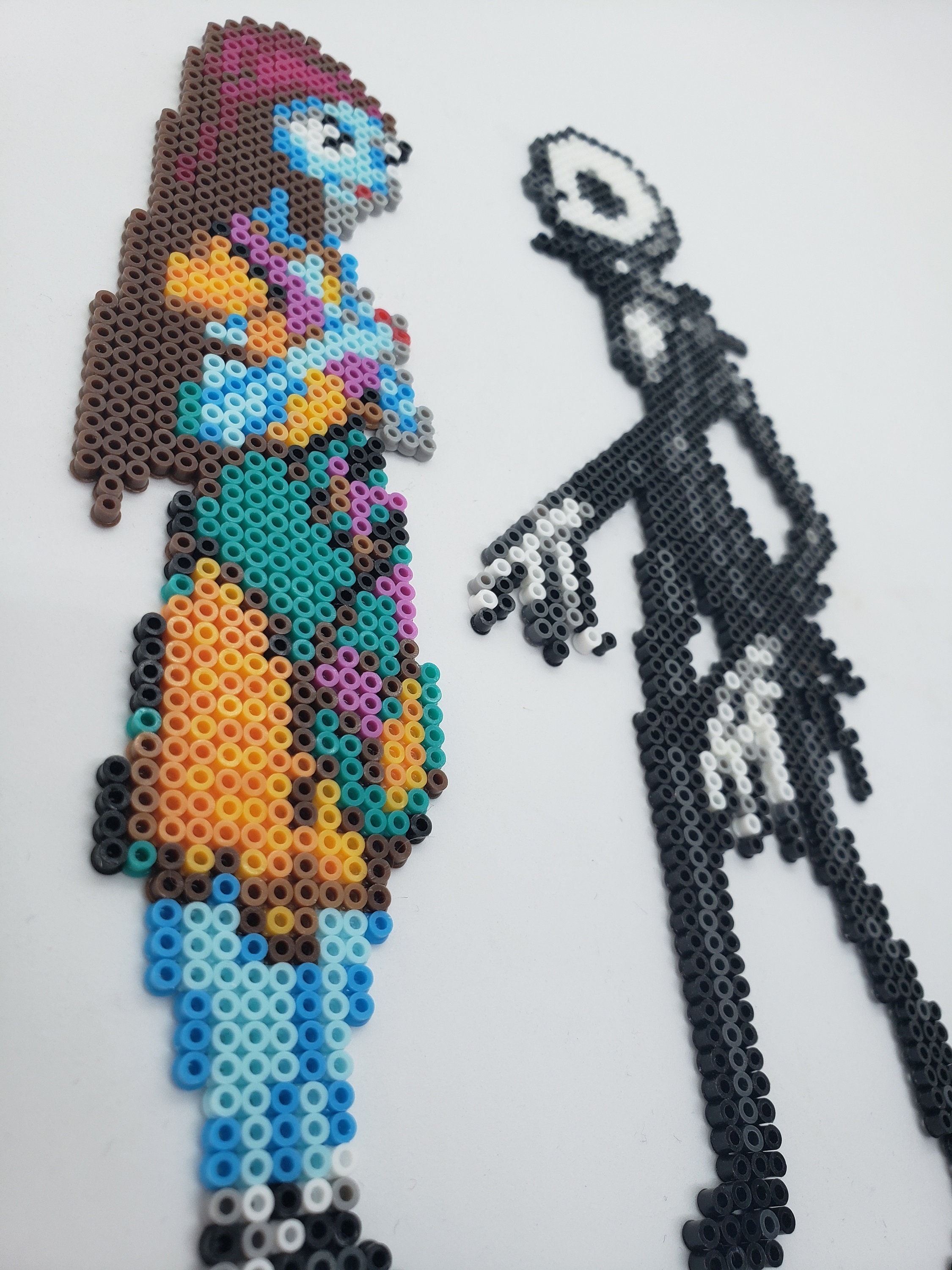 Jack and Sally NMBC MINI Perler Bead Creations - Etsy