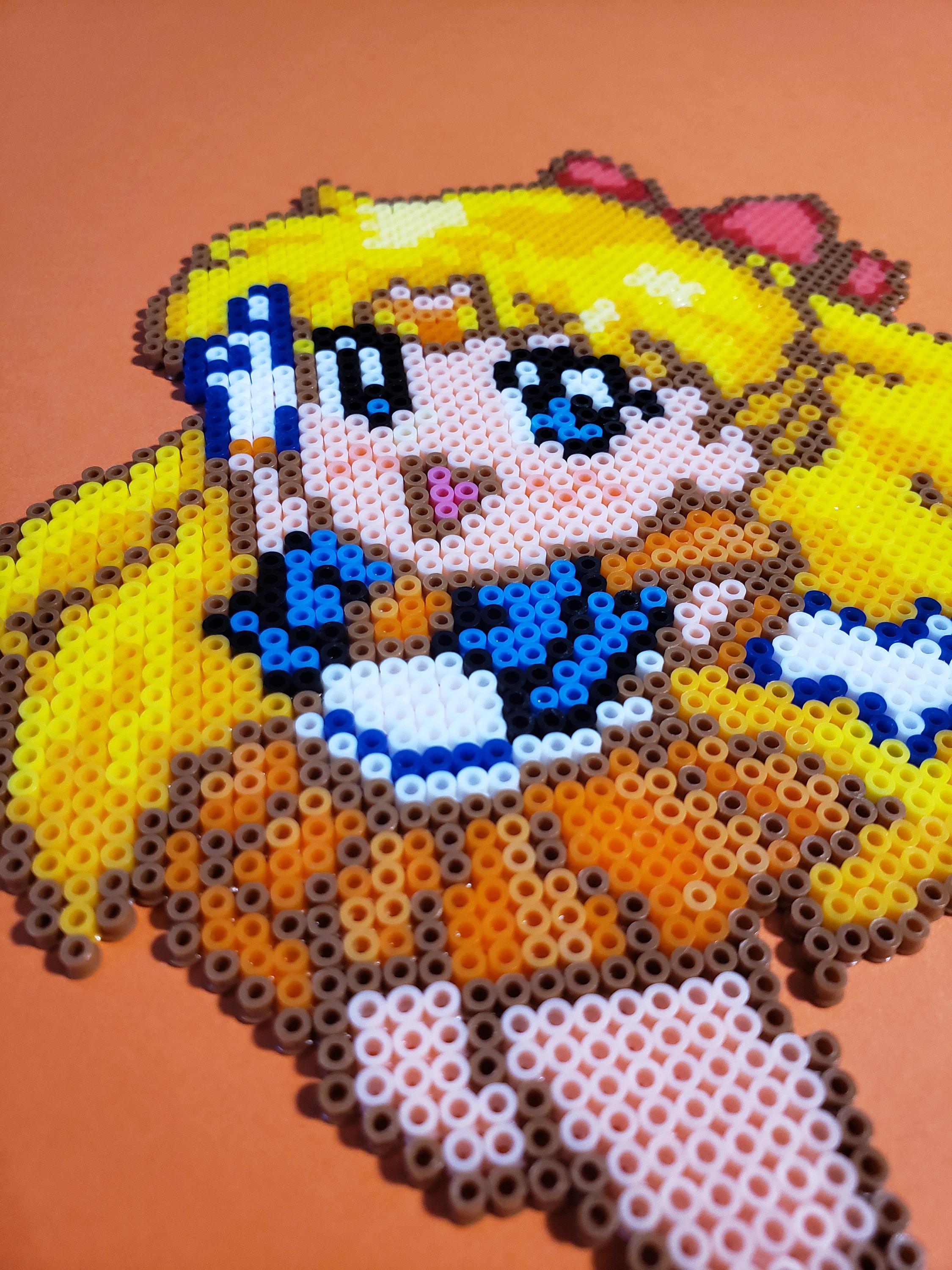 Sailor Venus Mini Perler Bead Creation - Etsy
