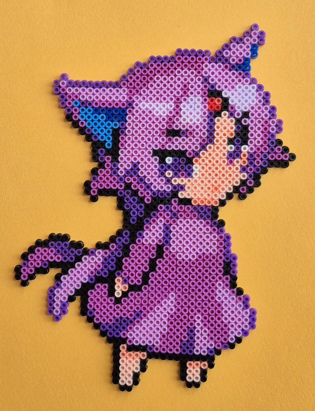 Espeon Chibi Style Mini Perler Bead Creation - Etsy