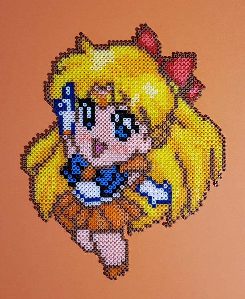 Sailor Venus Mini Perler Bead Creation - Etsy