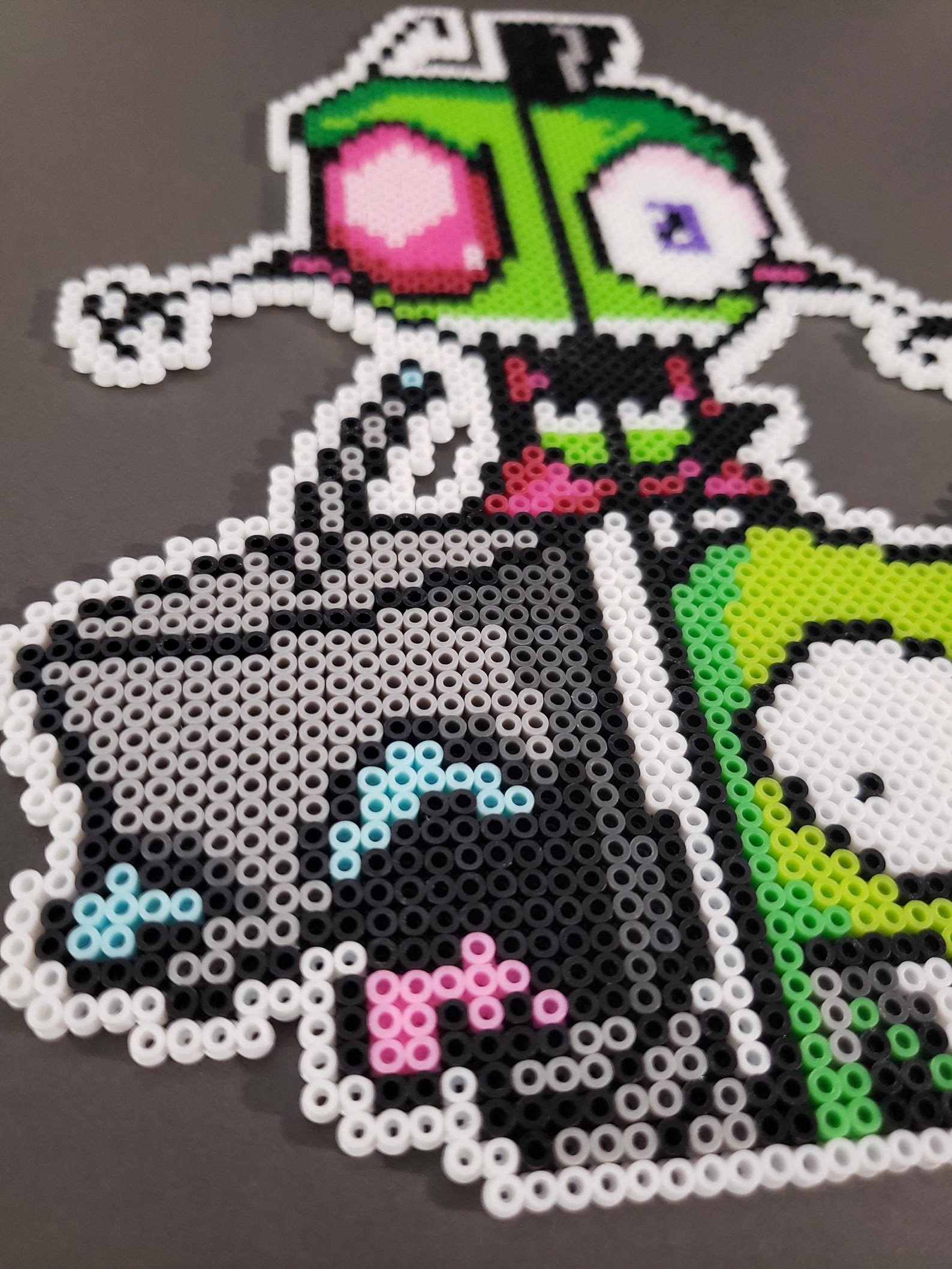 Invader Zim Sprite Mini Perler Bead Creation - Etsy