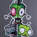 Invader Zim Sprite Mini Perler Bead Creation - Etsy