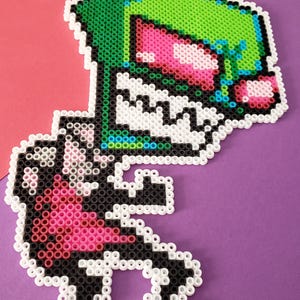 Invader Zim Sprite Mini Perler Bead Creation - Etsy