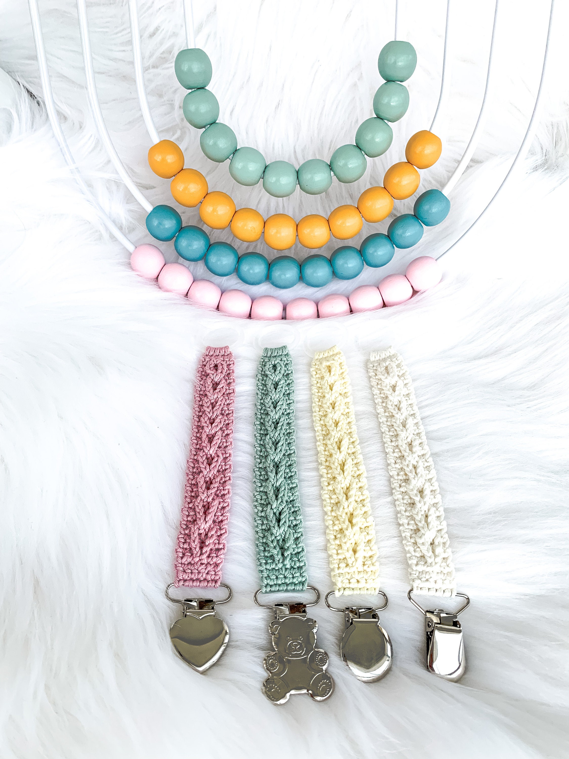 PATTERN: Crochet Pacifier Clip sigrid Pacifier - Etsy