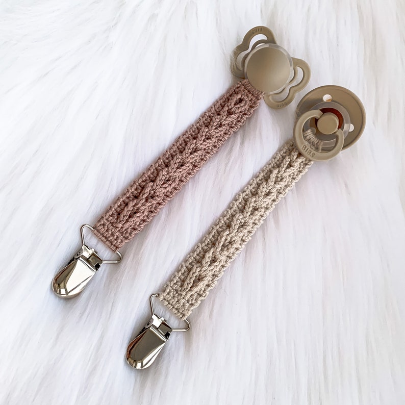 PATTERN: Crochet Pacifier Clip sigrid Pacifier - Etsy