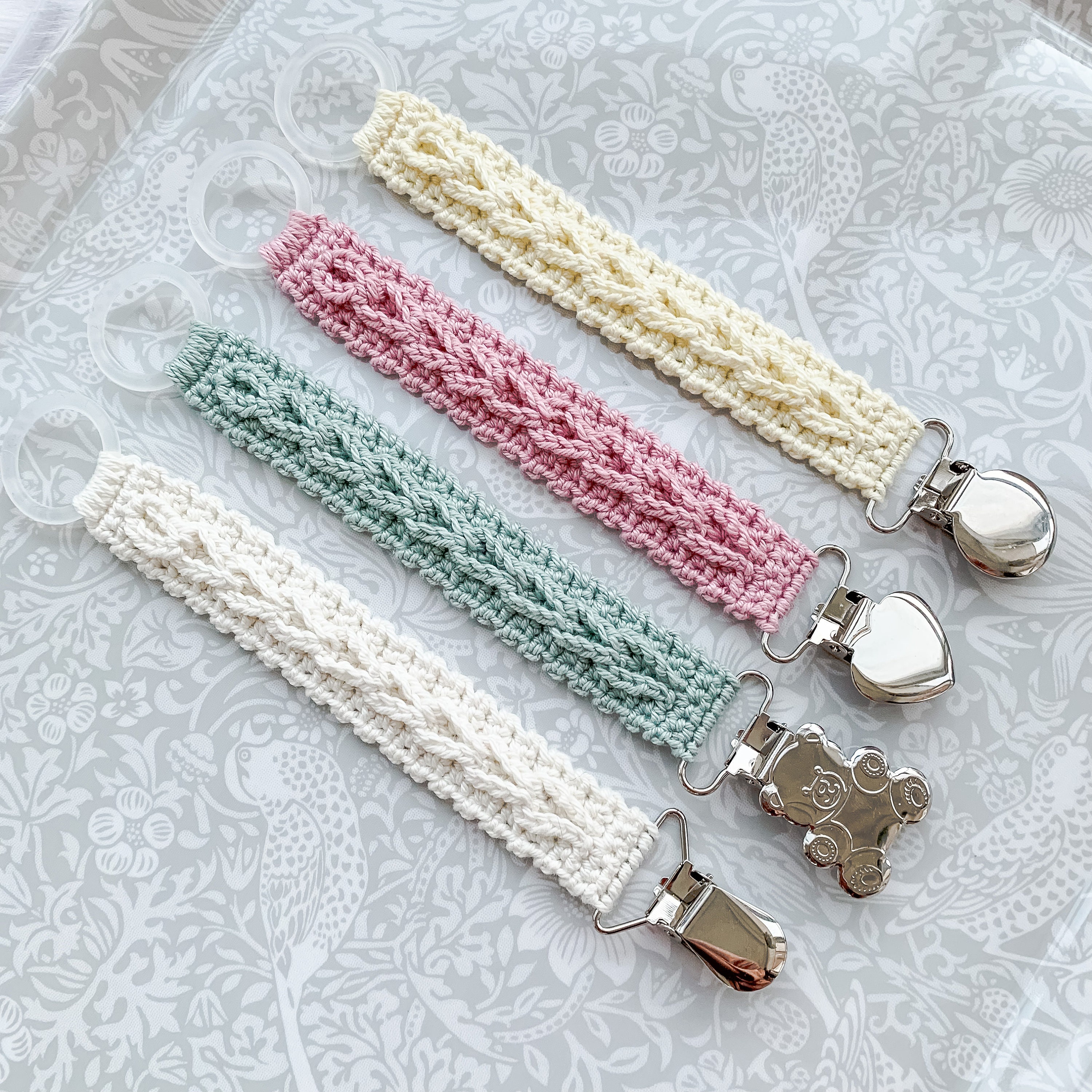 PATTERN: Crochet Pacifier Clip sigrid Pacifier - Etsy