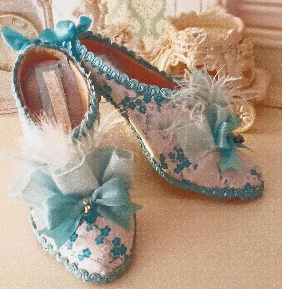 Women's Rococo Style Shoes (or Late Baroque)/marie Antoinette Inspired ...