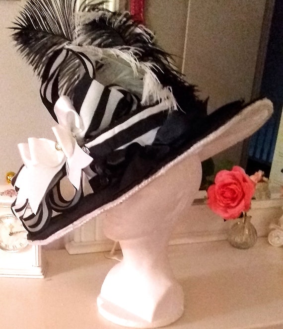 My Fair Lady Hat modified & Modernized/ Belle Epoque/ - Etsy
