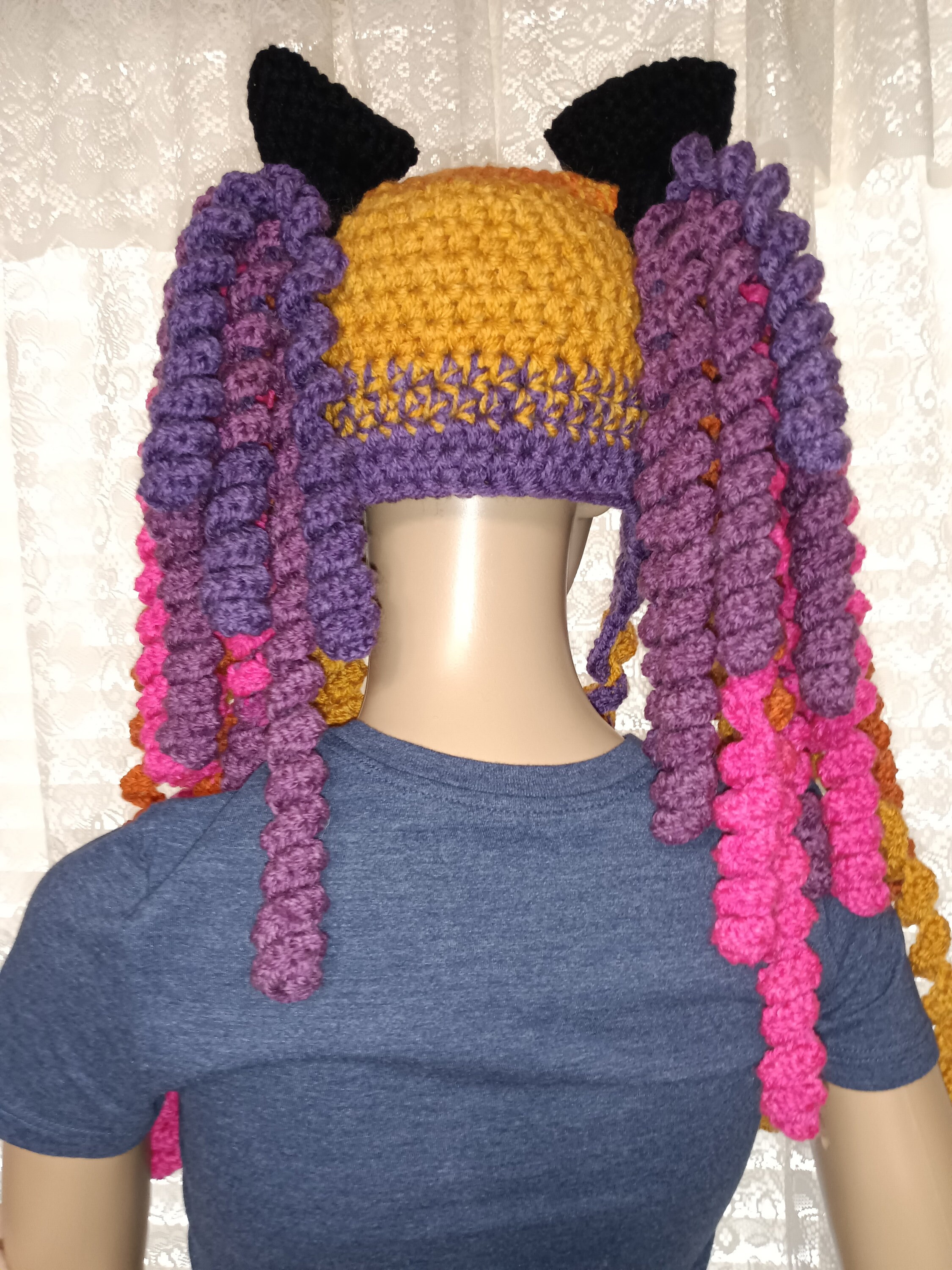 Adorable Pigtails With Bows Great Gift Gag Gift Warm Hat - Etsy