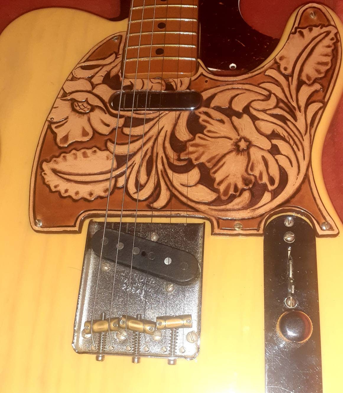 Custom Leather Pickguard - Etsy