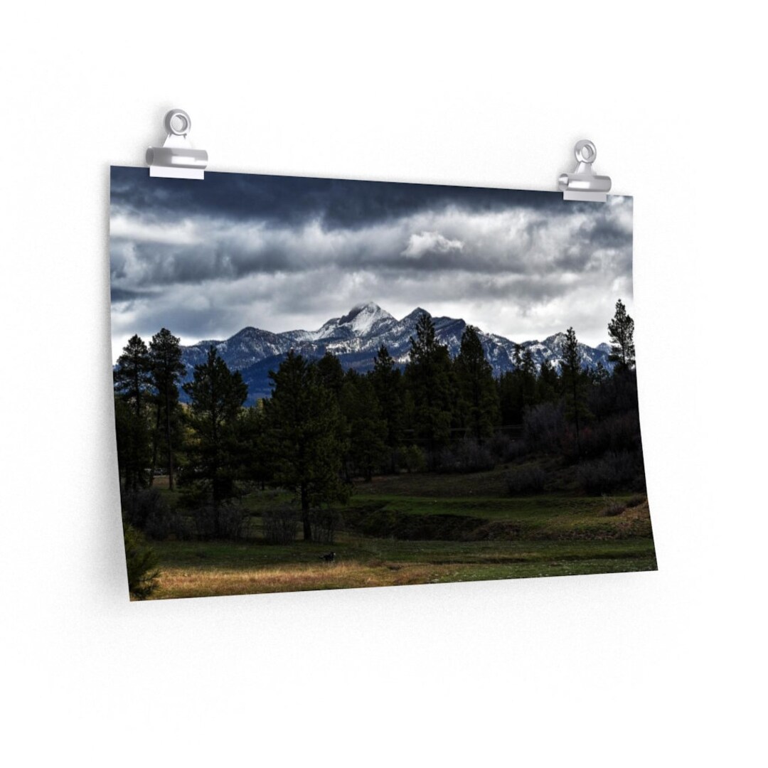 Colorado Rocky Mountain Poster Print- Matte Finish - Etsy