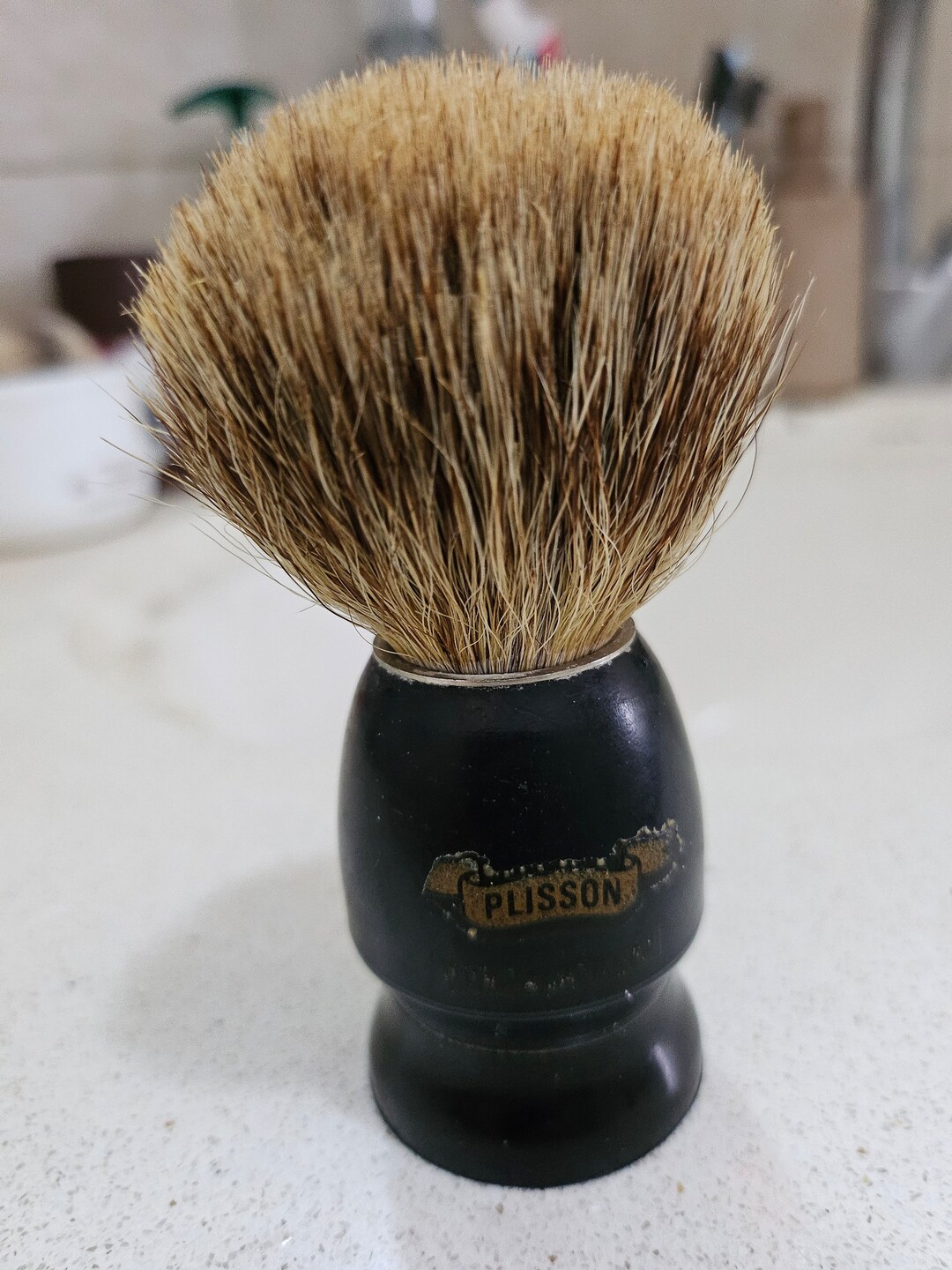 Lovely Plisson French Made Vintage.badger Shaving Brush - Etsy