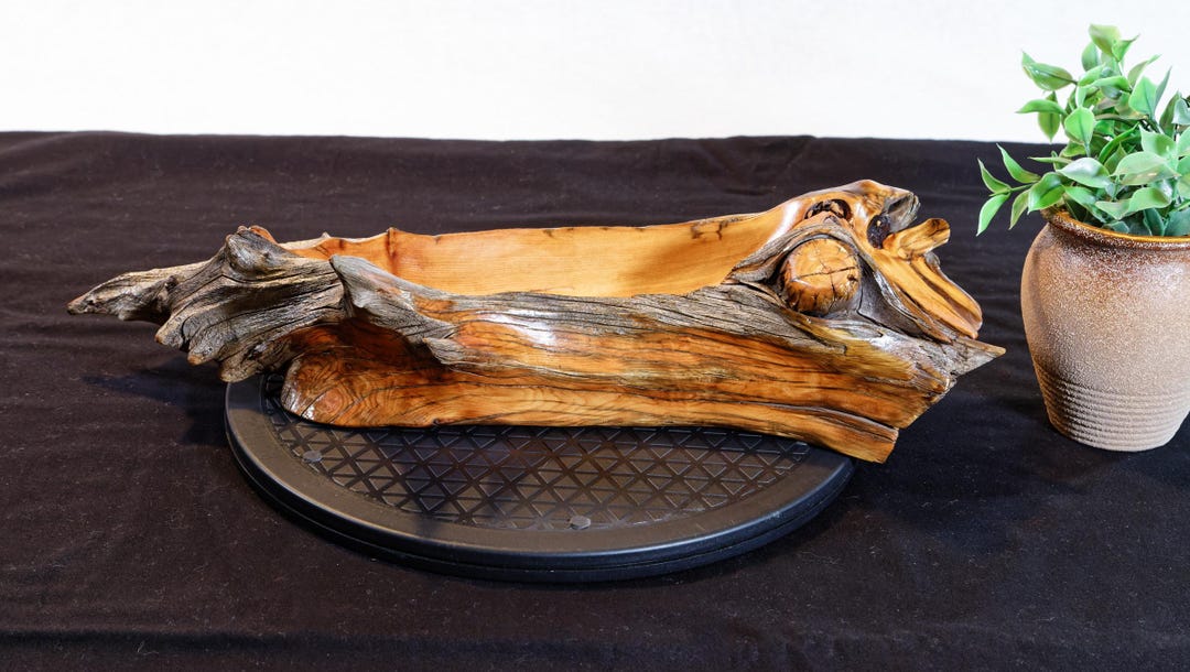 Juniper Bowl, Wood Bowl, Catchall, Rustic Refined, Matte Finish, Food ...