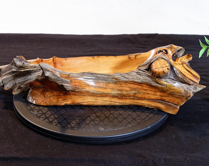 Juniper Bowl, Wood Bowl, Catchall, Rustic Refined, Matte Finish, Food ...