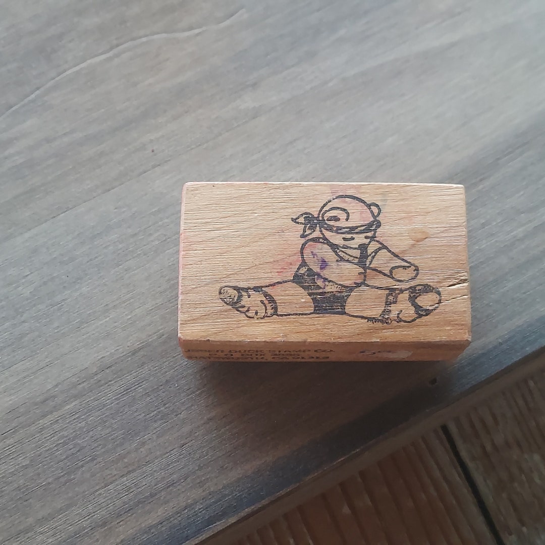 Vintage yogi Bear Rubber Stamp - Etsy