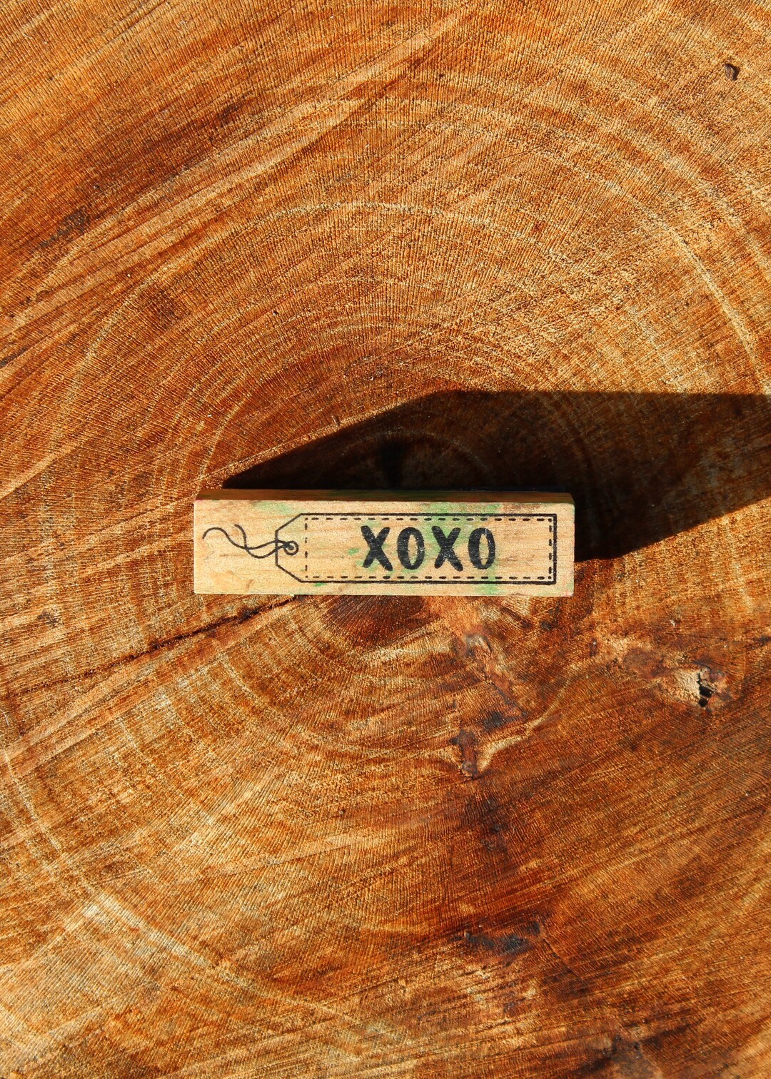 XOXO Tag Red Rubber Stamp - Etsy