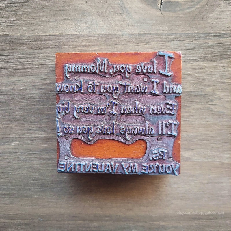 Letterpress Blocks - Etsy